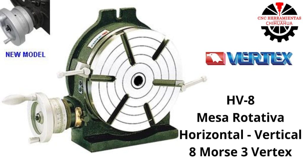 Mesa Rotativa Horizontal - Vertical 8 Morse 3 Vertex