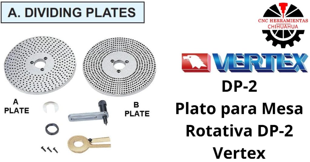 Plato para Mesa Rotativa DP-2 Vertex