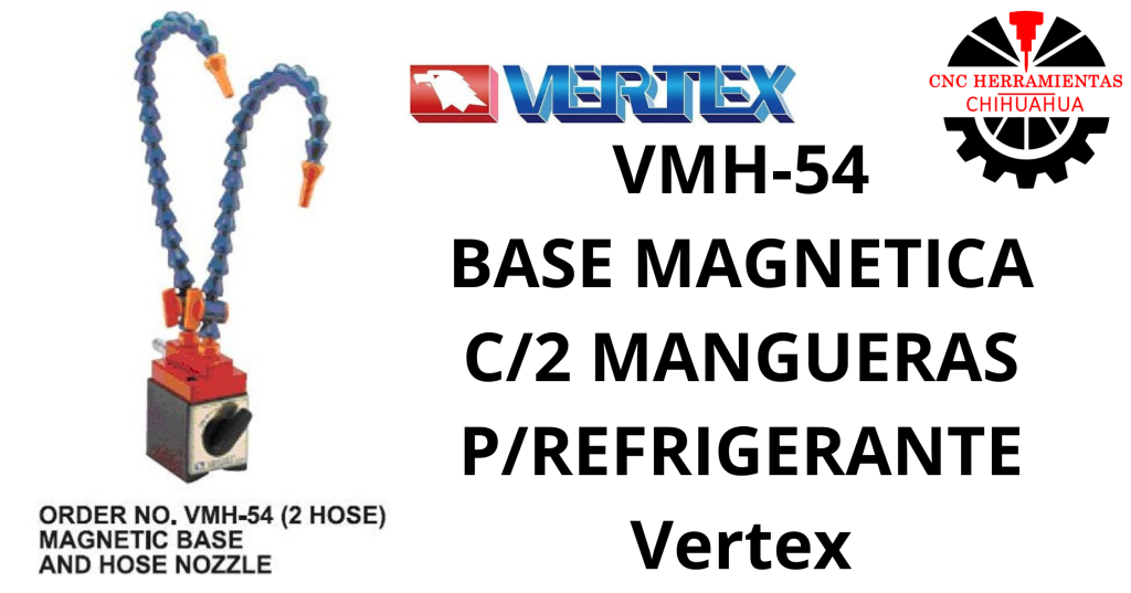 BASE MAGNETICA C/2 MANGUERAS P/REFRIGERANTE Vertex