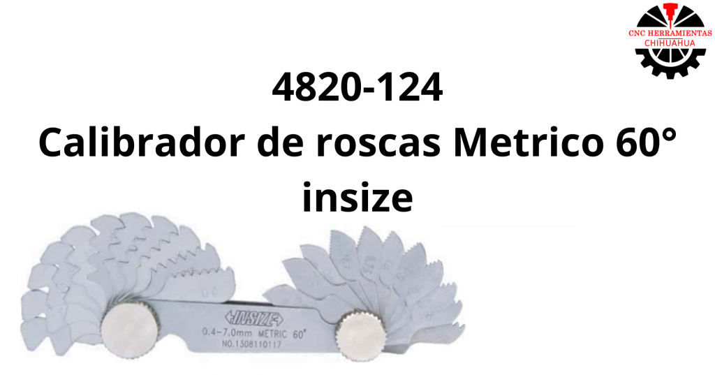 Calibrador de roscas Metrico 60° insize Rango de Medicion: 0.25 – 7.0 ...